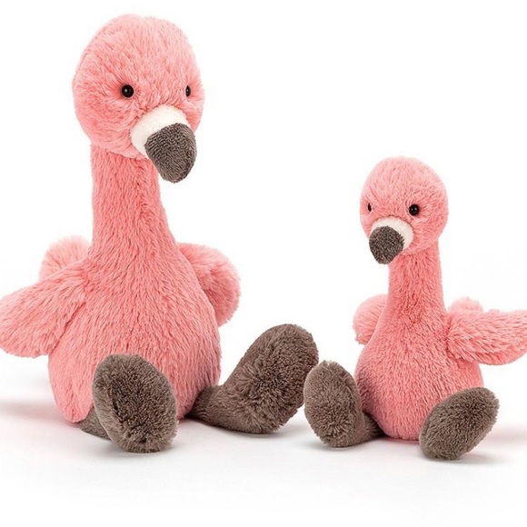 Jellycat | Toys | Jellycat Bashful Flamingo Plush Set | Poshmark